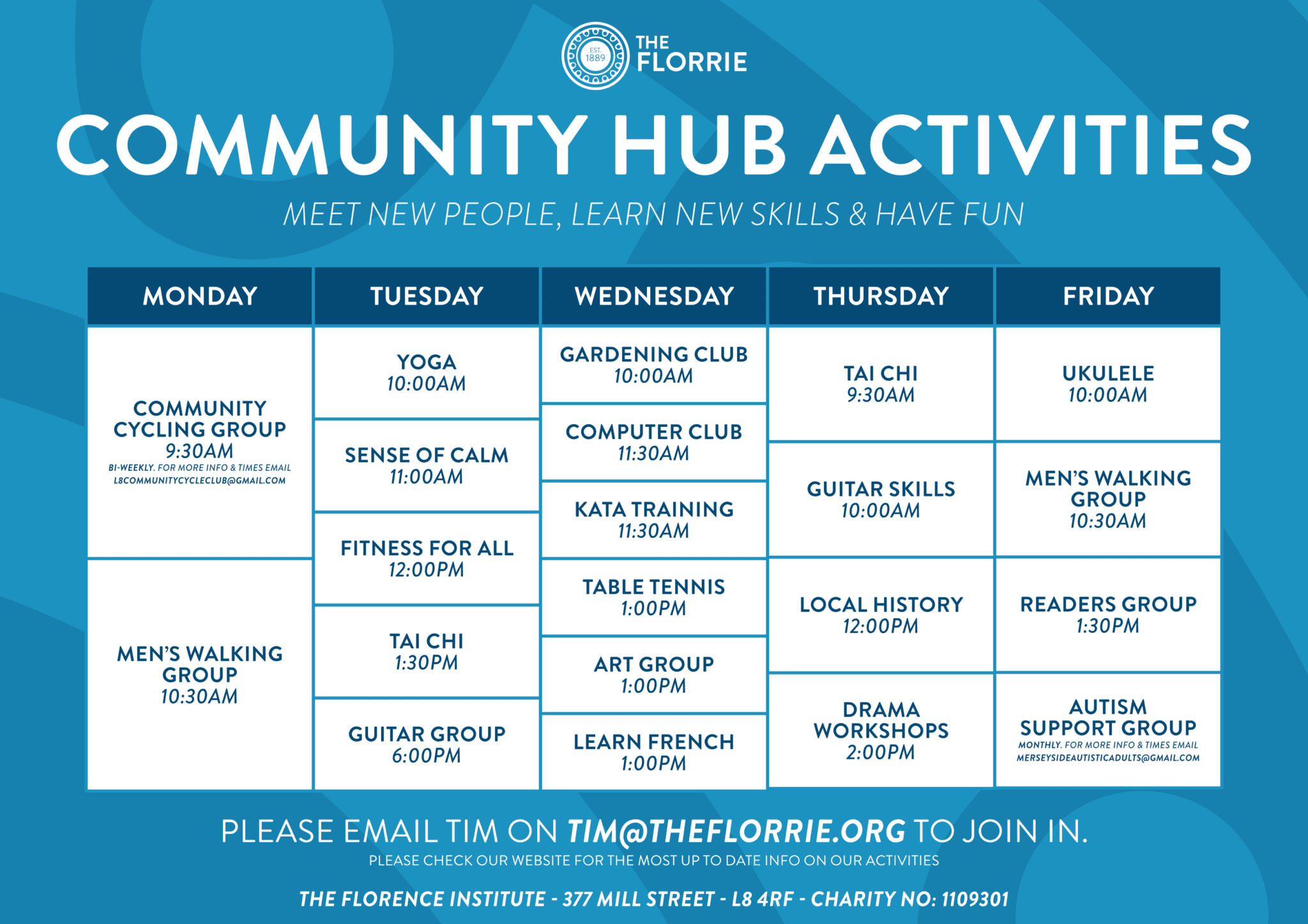 Community Hub Activities - The Florrie